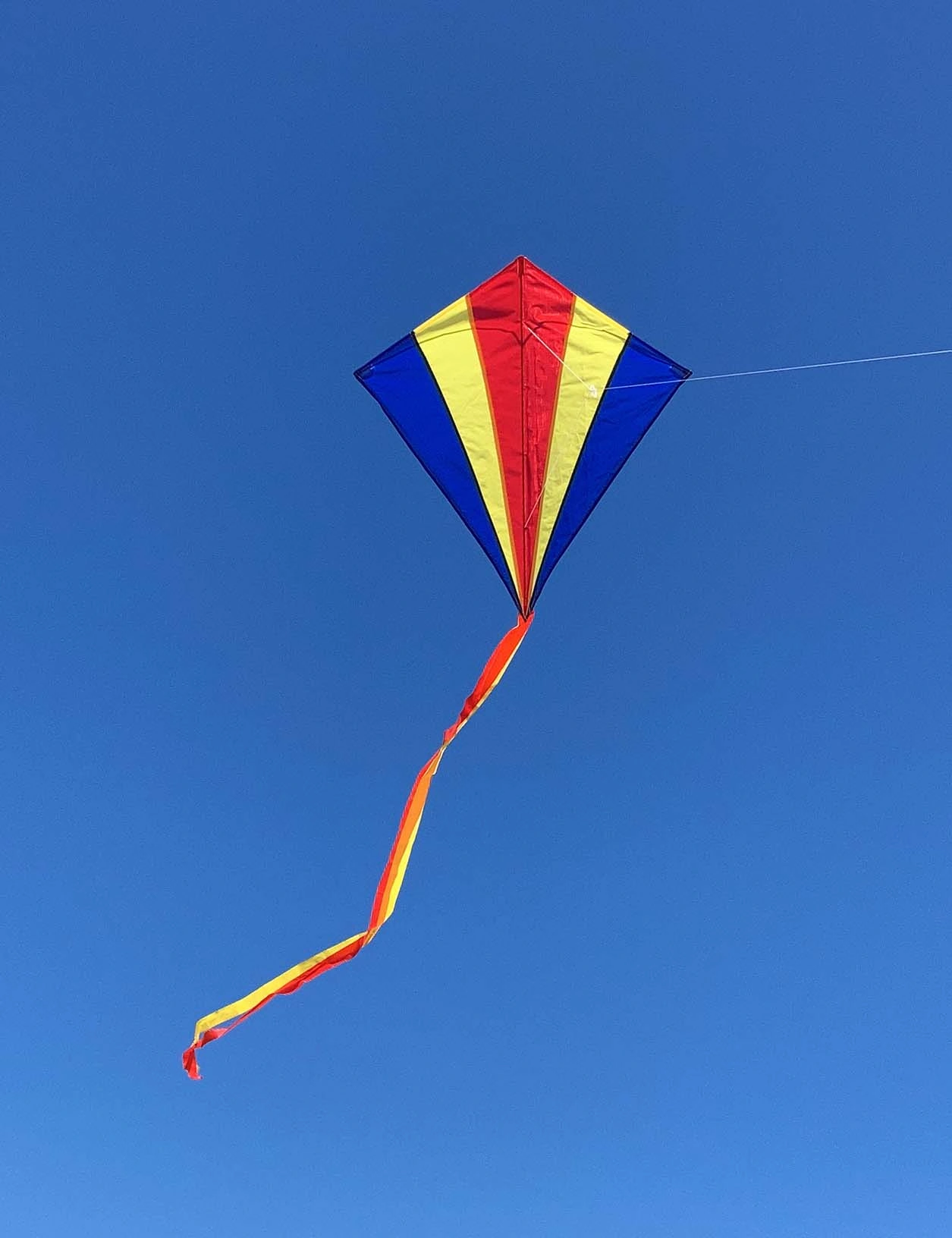 Large Diamond Kite – Blue, Yellow & Red - Harlequin Toys